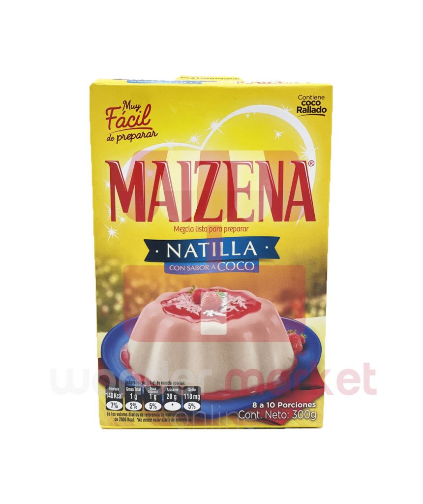 Maizena mezcla para natilla coco 300g - WONDER MARKET