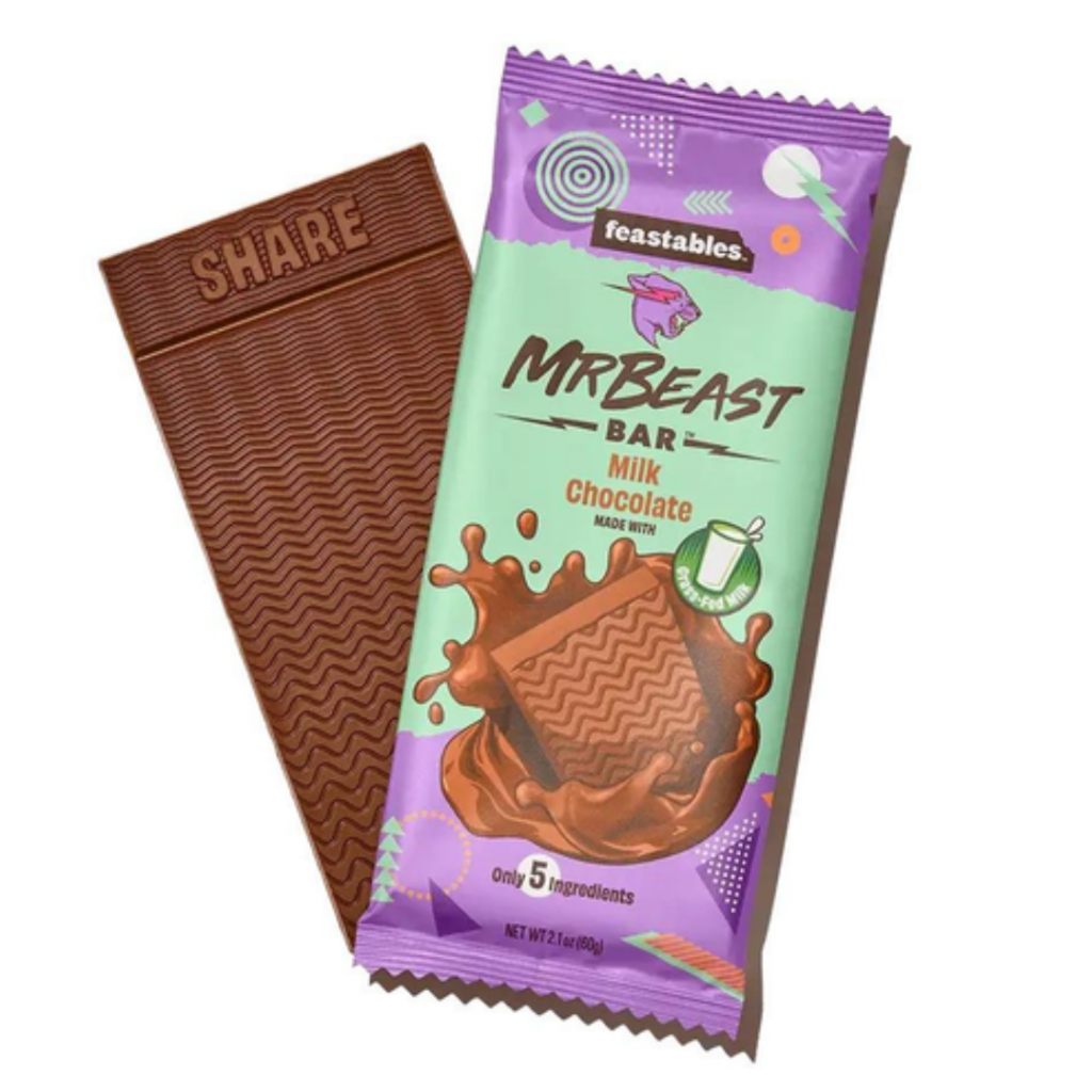 Mr Beast Feastables Milk Chocolate 60g - WONDER MARKET
